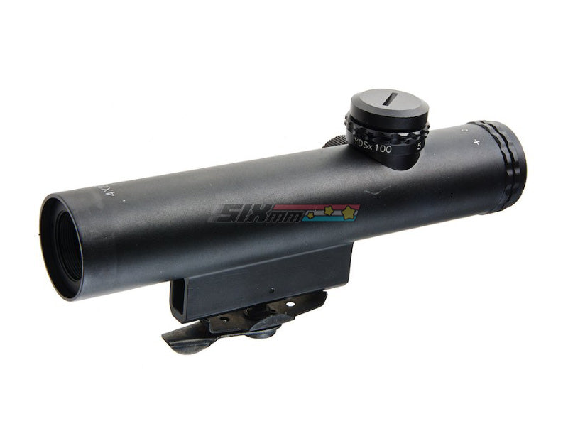 [G&P] Retro 4 x 20mm Airsoft Magnifier Scope[W/ Picatinny Rail Mount ...