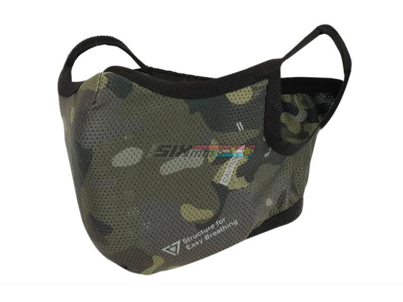[Laylax] AeroFlex Face Guard Mask [Size Small~ Medium][Black Multicam ...