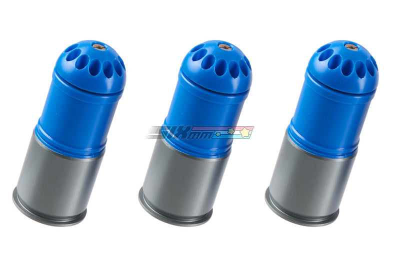 [MAG] 120rds 40mm Airsoft Cartridge Box Set[3pcs/Set][BLU] – SIXmm (6mm)