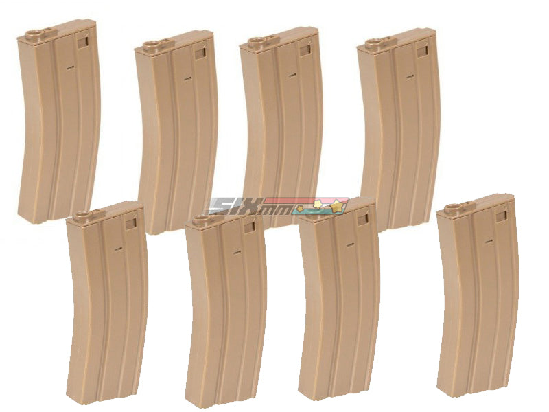 [MAG] Plastic Magazine Box Set[For Tokyo Marui M4 AEG Series][130rds ...