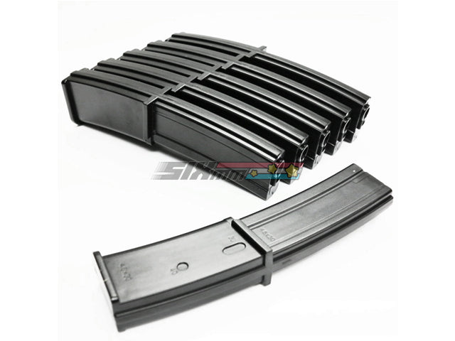 [MAG] MP7 100rd Plastic Magazine Box Set[6pcs/set] – SIXmm (6mm)