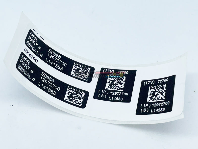 [MadDog] New Spec-Ops-Concept Military Weapon QR code sticker[For HK41 ...