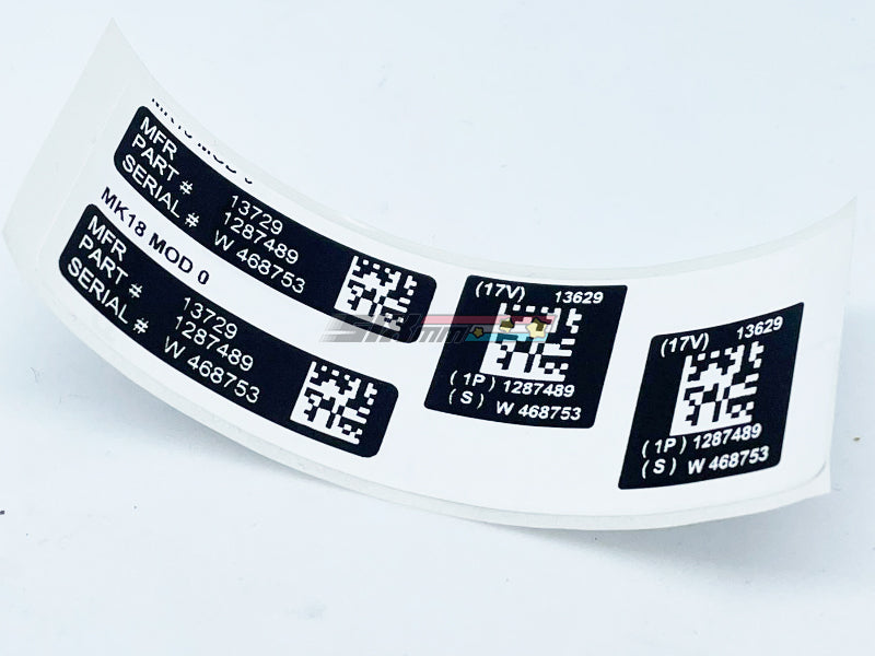 [MadDog] New Spec-Ops-Concept Military Weapon QR code sticker[For Mk18 ...