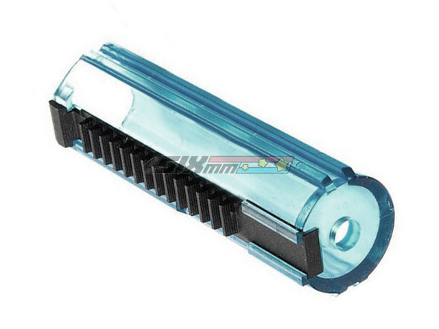[SHS] Full Steel 14 Teeth Piston [Clear Blue] – SIXmm (6mm)