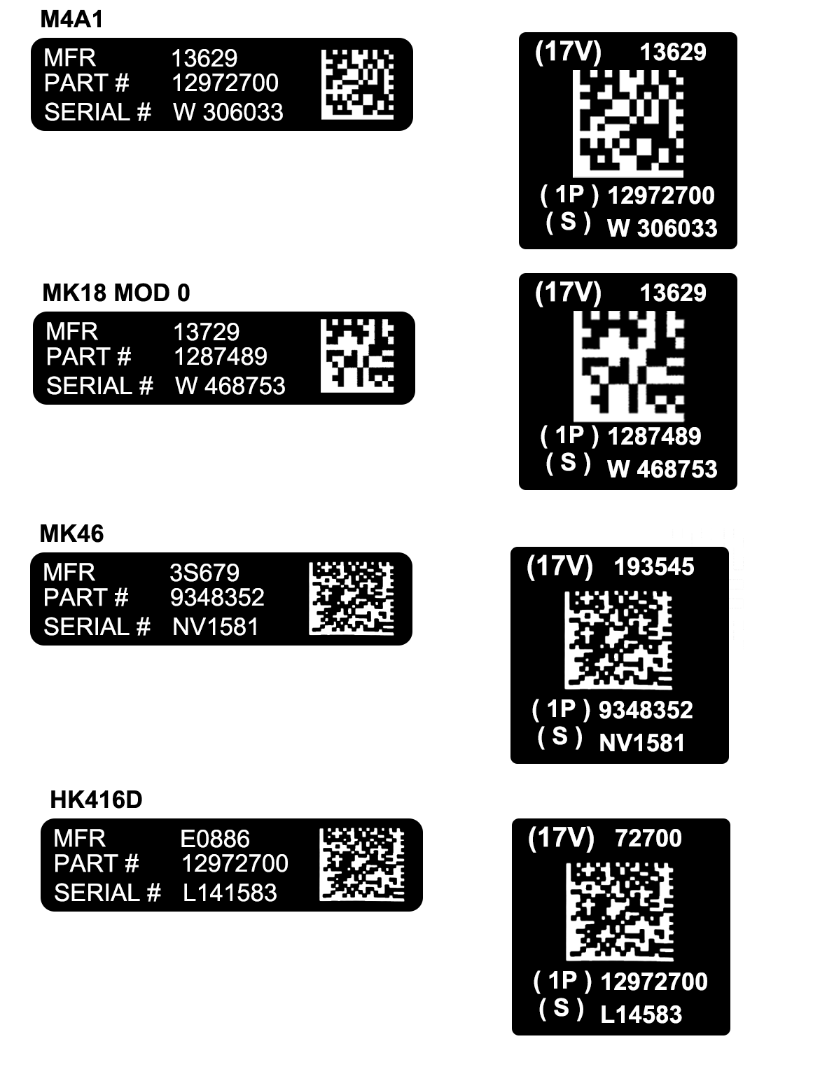 [MadDog] New Spec-Ops-Concept Military Weapon QR code sticker[For M4A1 ...