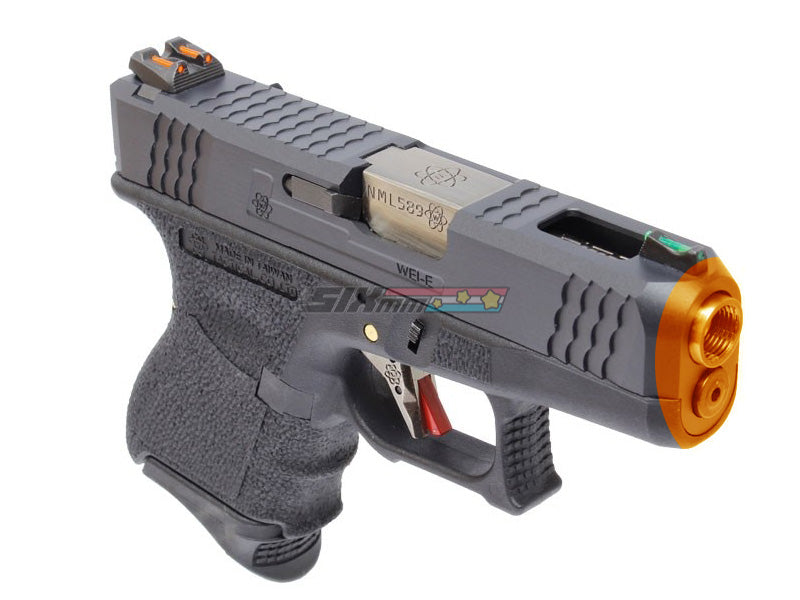 [WE-Tech] Custom SAI Style 26 T5 Airsoft GBB Pistol[BLK Slide & SV Bar ...