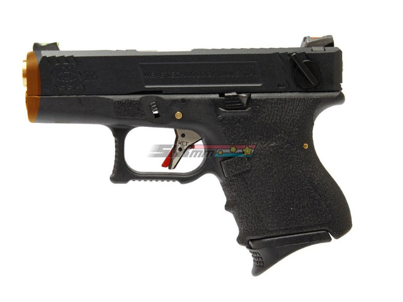 [WE-Tech] Custom SAI Style 26 T5 Airsoft GBB Pistol[BLK Slide & SV Bar ...