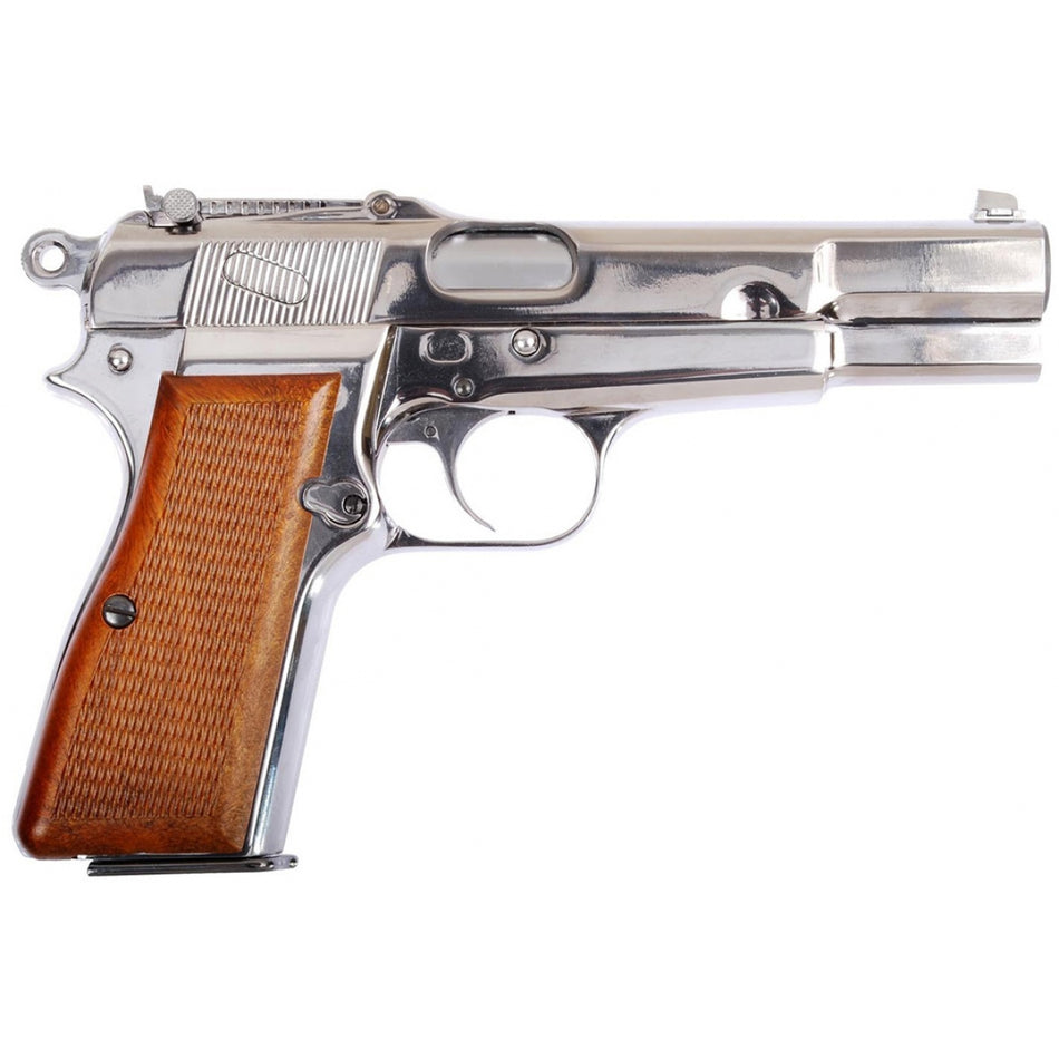 [WE-Tech] Full Metal Browning Hi-Power M1935 GBB Pistol[Chromed Plated ...