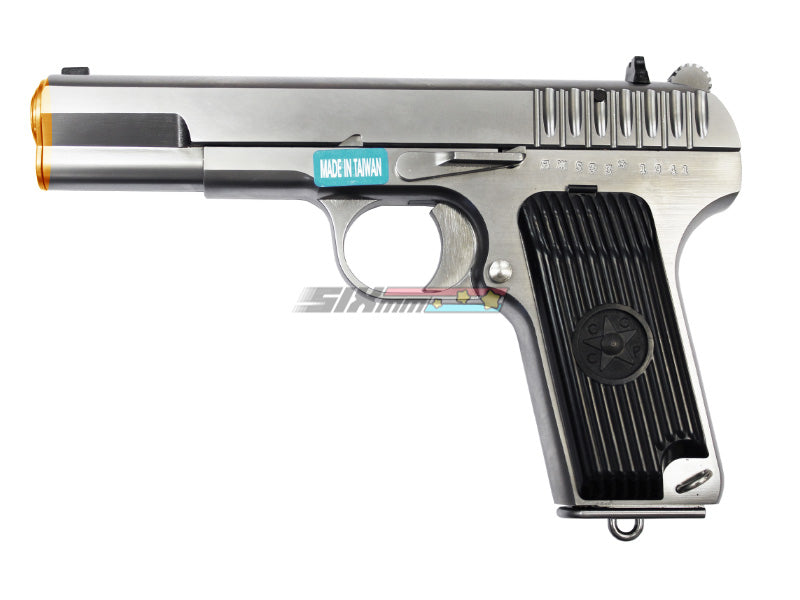 [WE-Tech] Fully Metal T33 Airsoft GBB Pistol [With Marking][Silver ...