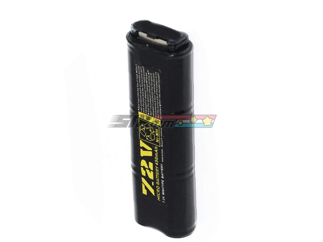 [WELL] 7.2v 450mAh NI-MH Micro Battery[For MP7A1/ VZ61 AEP Series ...