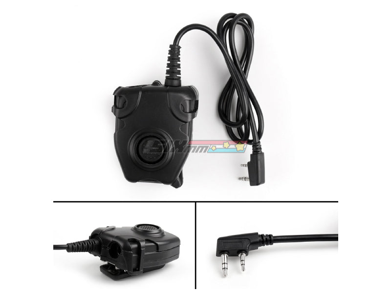 [Z.TACTICAL] Peltor Style PTT PUSH TO TALK [FOR BAOFENG WALKIE TALKIES ...