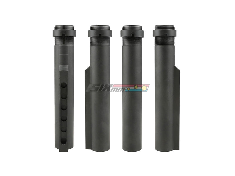 [Airsoft Artisan] 6 Position Buffer Tube [For Marui MWS M4 GBB][BLK] – SIXmm (6mm)