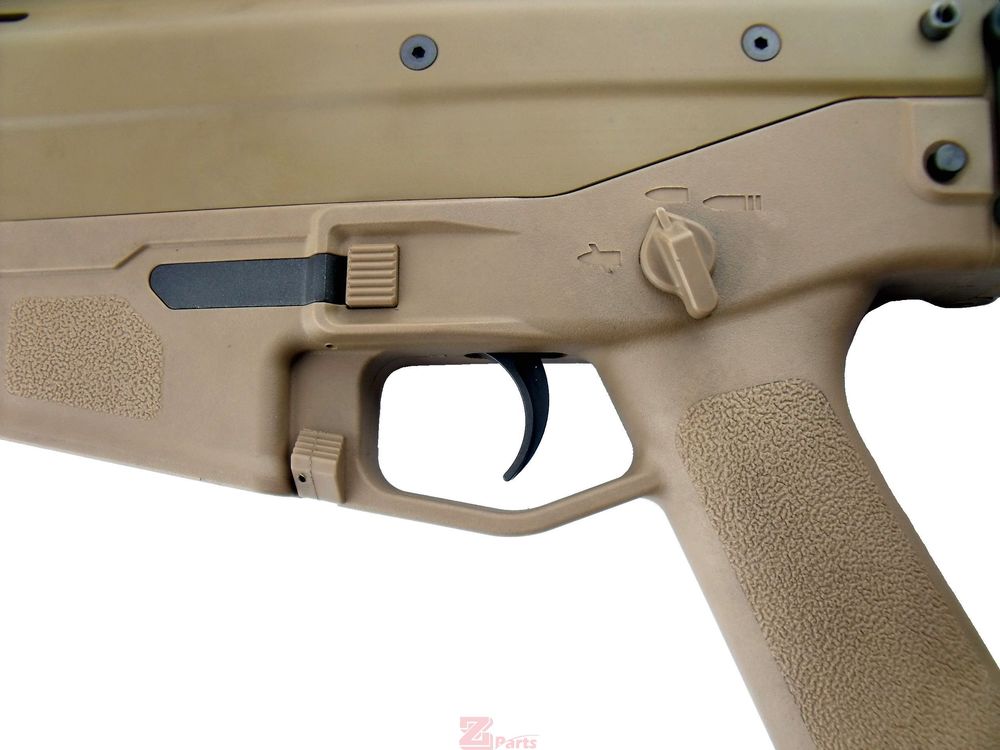 [Z-Parts] Steel Trigger Set [For WE MSK/ACR GBB][BLK] – SIXmm (6mm)